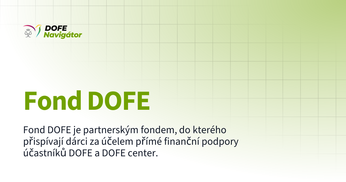 Fond DOFE | DOFE Navigátor